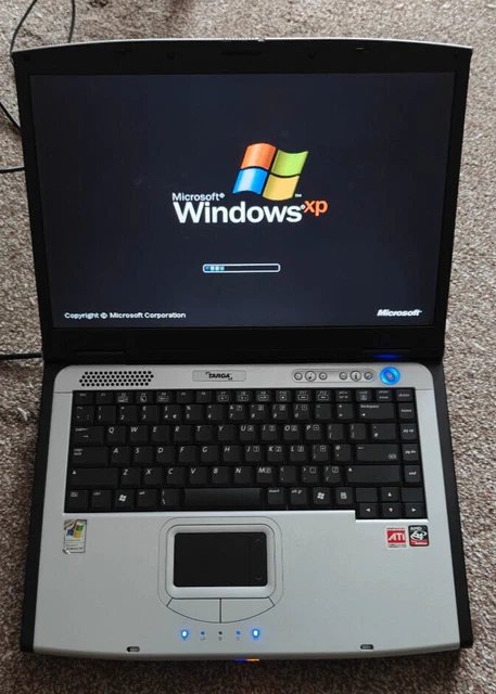 TARGA ARIMA W730-K8 15.4'' AMD Laptop 2.2GHz ATi XP Retro Gaming DVD ...