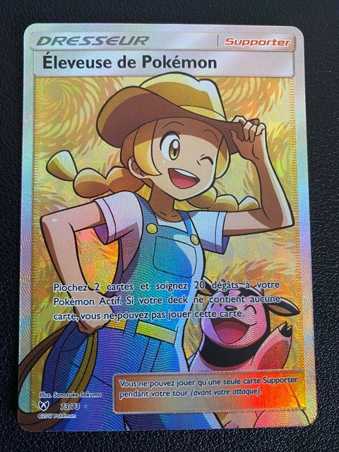 CARTE POKÉMON ÉLEVEUSE de Pokémon 73/73 Full Art - SL3.5 Légendes ...