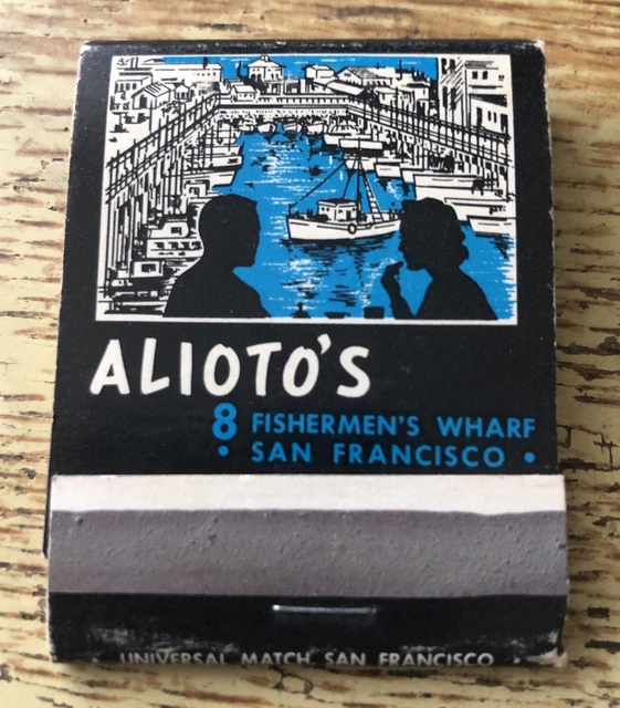 1960S ALIOTO’S NO. 8 Fishermen’s Wharf San Francisco Restaurant ...