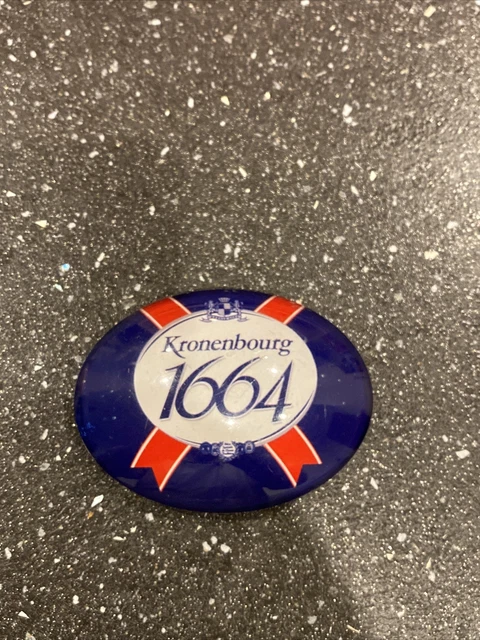 VINTAGE KRONENBURG 1664 Lager Pump Font Fisheye T-Bar Badge, Mancave ...