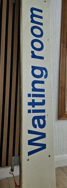 RAILWAY METAL STATION Sign for Waiting Room £42.31 - PicClick UK