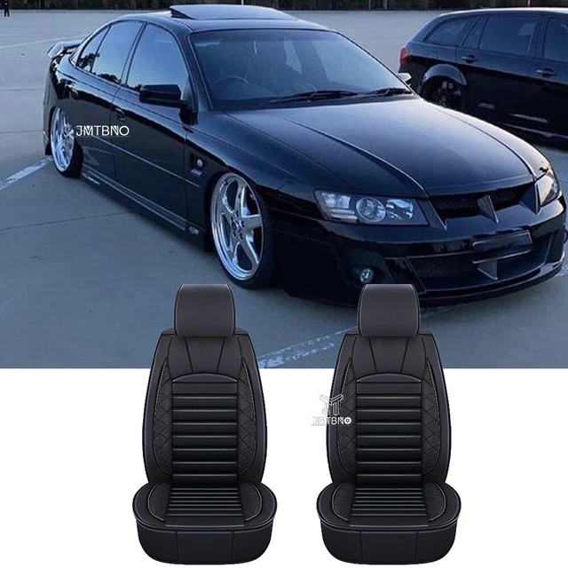 BLACK FOR HOLDEN Commodore VE VF Front Set 2PCS Front Car Seat Covers ...