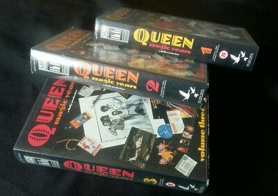 VINTAGE QUEEN THE Magic Years Vintage Vhs Video Tape Volume One , Two ...