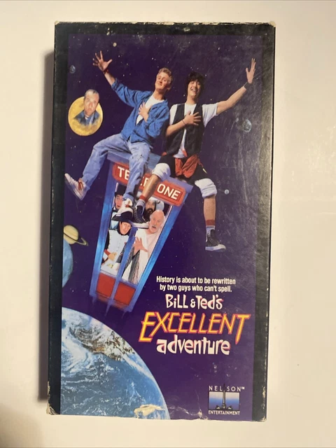 BILL & TED'S Excellent Adventure (VHS, 1992) Keanu Reeves, Alex Winter ...