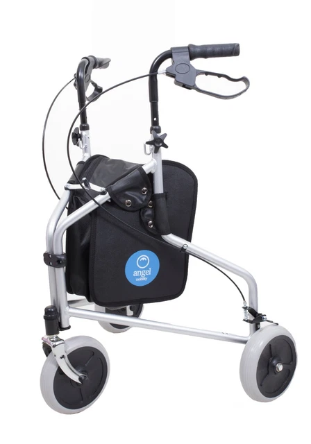 ULTRALIGHT ALUMINUM FRAME Tri-Walker 3 Wheels Walking Rollator Zimmer ...