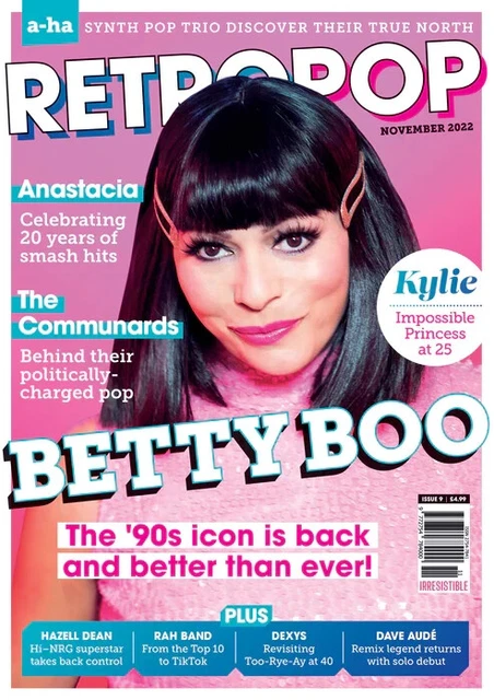RETRO POP MAGAZINE - November 2022: Betty Boo / Anastacia / Communards ...