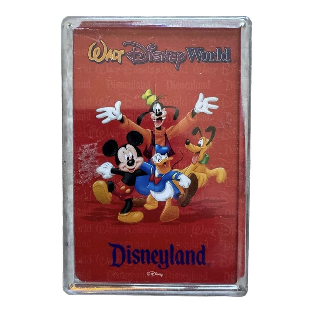 VINTAGE WALT DISNEY World Playing Cards, Disneyland Deck, Mickey ...
