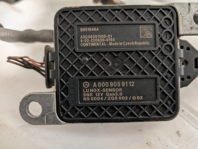 MERCEDES SPRINTER W907/W910 Nitrogen Oxide Nox Sensor A0009059112 £75. ...