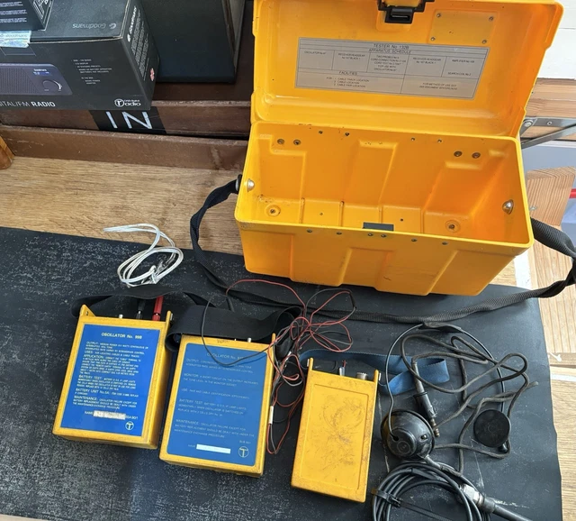 VINTAGE GPO TELEPHONE Engineers Tester 132B. Oscillator and Amplify ...