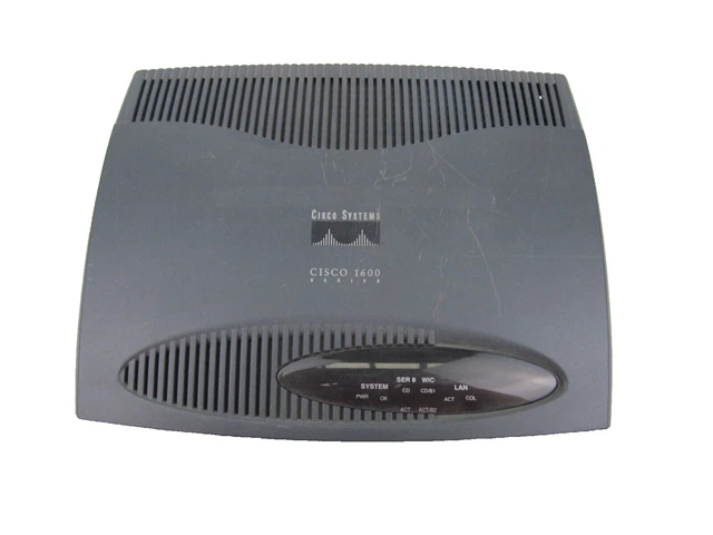 CISCO 1601 ETHERNET Serial Modular Router 1600 Series ISDN Network LAN ...