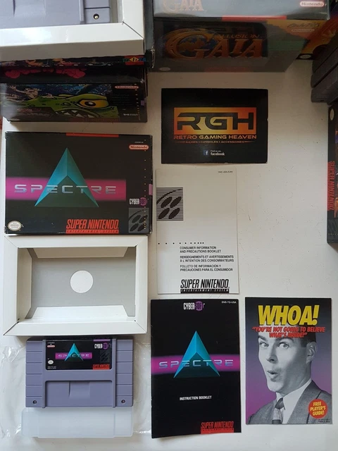 SPECTRE SUPER NINTENDO Usa Snes Game Complete Very Good Con £64.99 ...