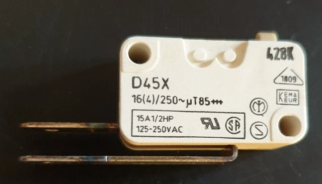 MICROSWITCH / MICRO switch CHERRY D45X 15A 1/2HP £6.00 - PicClick UK