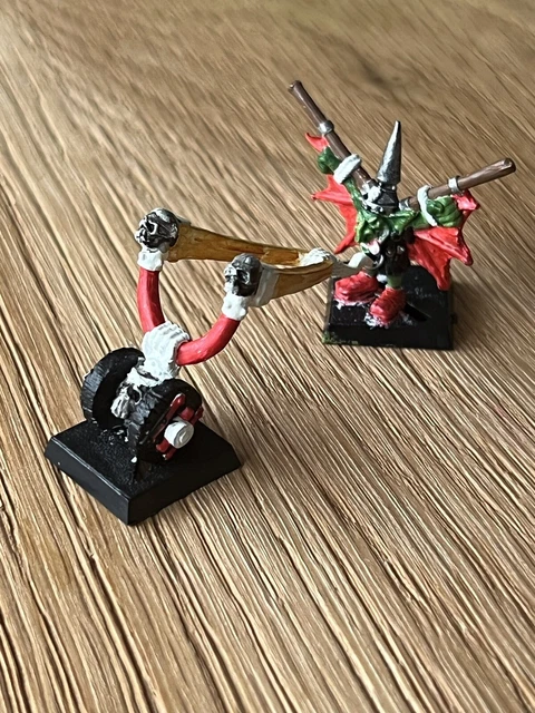 WARHAMMER FANTASY GOBLIN Doom Diver & Catapult - 1990s Games Workshop ...