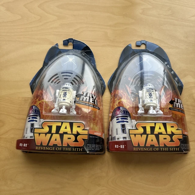 LOT (2) STAR Wars Revenge Of The Sith R2-D2 Collection 1 #48 Hasbro ...