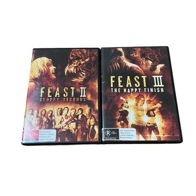 FEAST I, FEAST II Sloppy Seconds & Feast III The Happy Finish DVD ...