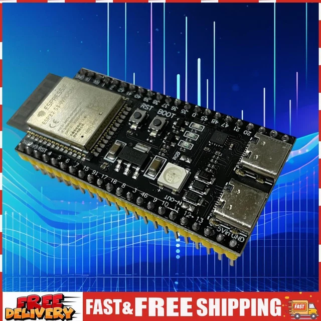 ESP32 / ESP32-S3 / ESP32-C3 Development Board ESP32-C3-DevKitM-1 WiFi + BT BLE Module £8.40 ...
