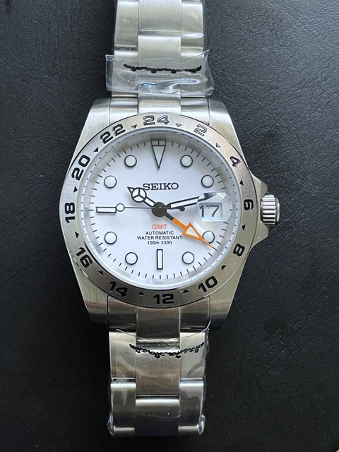 S MOD SUB EXPLORER II white dial Automatic 40mm - Movimento Seiko NH34A ...