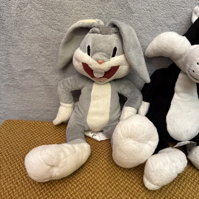 LOONEY TUNES BUGS Bunny And Sylvester The Cat Plush Bundle - 13” Tall £ ...
