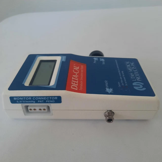 UTAH MEDICAL DELTA-CAL Ref. 650-950 Transducer Simulator and Tester ...