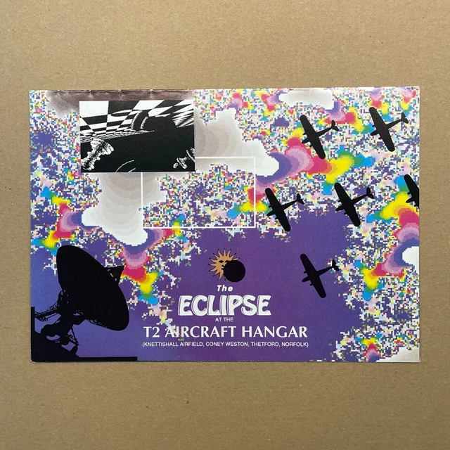 A5 1991 ECLIPSE at T2 Aircraft Hangar opens to A4 rave flyer £4.99 ...