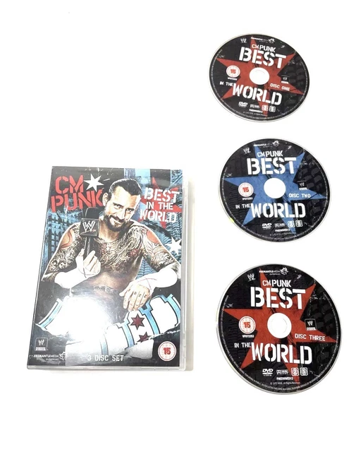 WWE CM PUNK Best In The World Wrestling Dvd Set 3 Discs £4.87 - PicClick UK