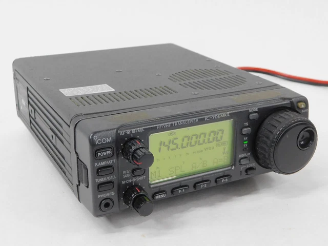 ICOM IC-706MKII MOBILE Ham Radio HF VHF Transceiver (please read) $400. ...