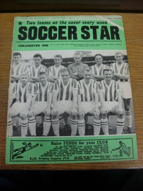 04/03/1961 SOCCER STAR Magazine: The First And Best Weekly - Vol 09 No ...