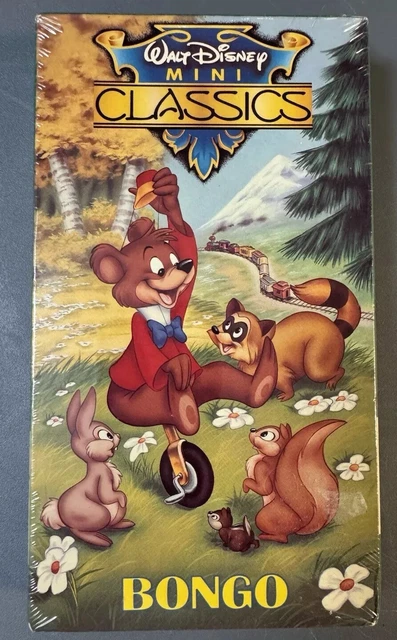 VINTAGE WALT DISNEY Mini Classics “Bongo” VHS Rare Factory Sealed ...