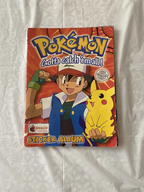 ULTRA RARE POKEMON Merlin Sticker Album Series 1 Complete 100% No Wall ...