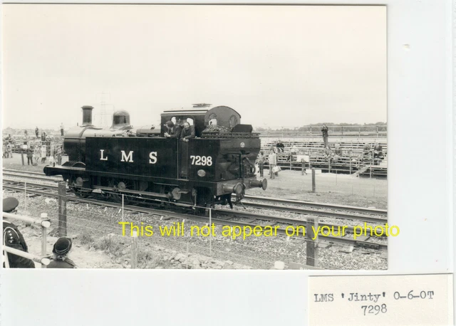 PHOTO RAILWAY - LMS Jinty 0-6-0 Tank Engine 7298 at Rainhill Event 25 ...