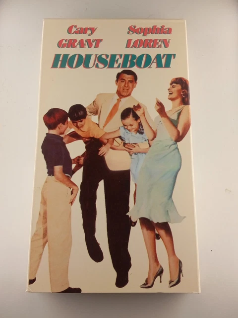 HOUSEBOAT (VHS) 1958 Cary Grant, Sophia Loren, Martha Hyer TESTED £3.29 ...