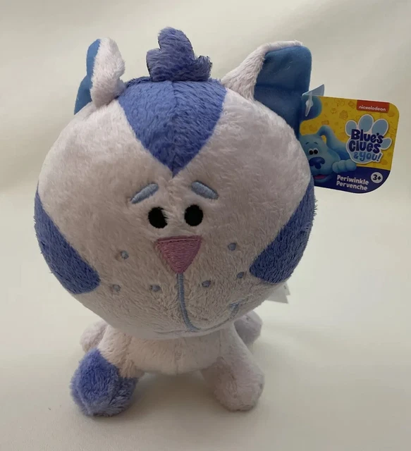 BLUE'S CLUES & You Periwinkle Cat Plush Stuffed 6" Tall Nick Jr New ...