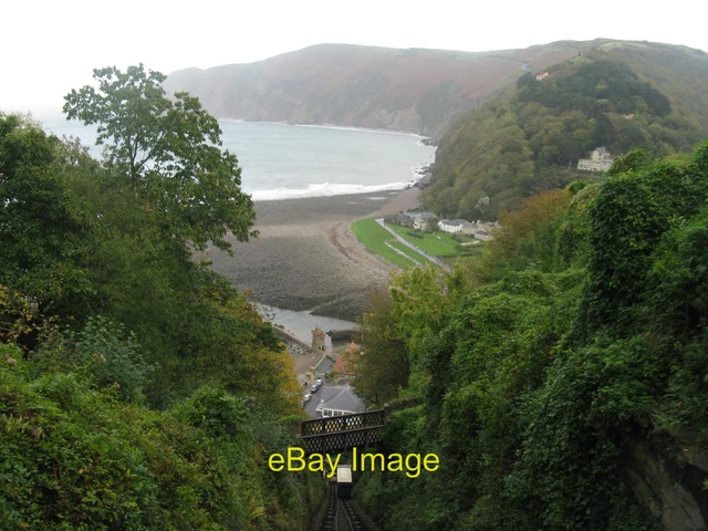 PHOTO 6X4 LYNMOUTH Bay from the Cliff Railway Lynton A view from near ...