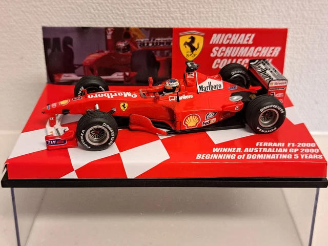 MICHAEL SCHUMACHER COLLECTION 1:43 Ferrari F1 2000 Winner Australian Gp ...