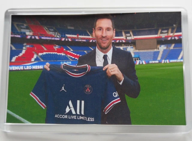 NEW PARIS SAINT Germain Lionel Messi Football Club Fridge Magnet Gift ...