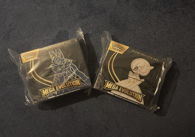 POKEMON TCG MEGA Evolution ETB Elite Trainer Box Lucario & Gardevoir ...