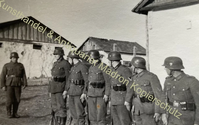 ORIG. FOTO WW2 WK2 WH Wehrmacht Krieg 1942 Soldaten Stahlhelm Uniform ...