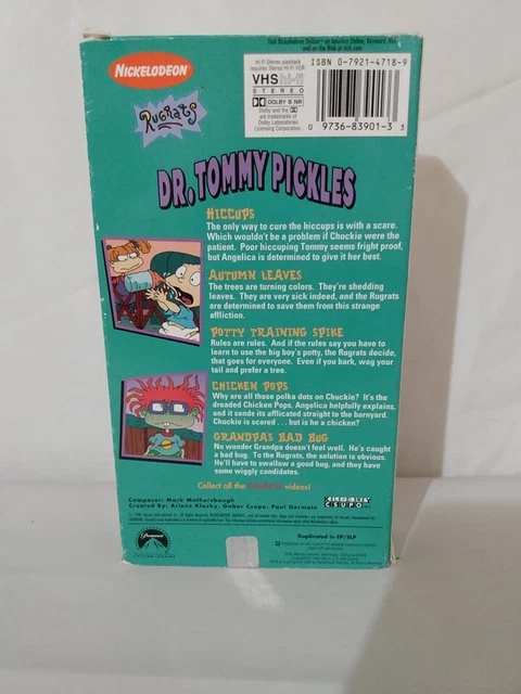 VHS RUGRATS - Dr. Tommy Pickles (VHS, 1998) Nickelodeon £1.55 - PicClick UK