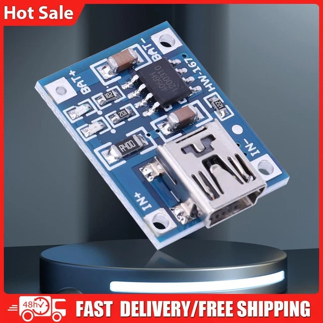 TP4056 LITHIUM BATTERY Charger Module 1A Mini USB DC4.5-5.5V EUR 7,73 ...