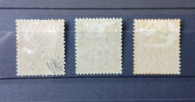 RÉUNION – 15C signé expert + deux 2c noir variété couleur (lot 3) rare ...