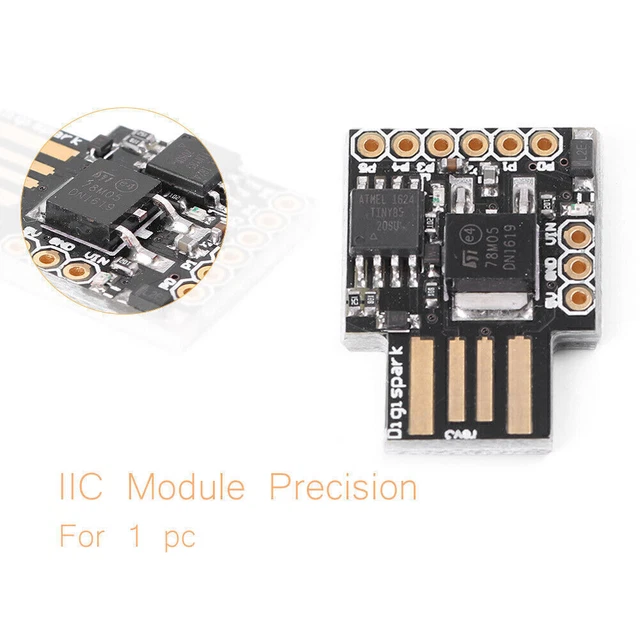 DIGISPARK KICKSTARTER ATTINY85 Arduino General Micro USB Development ...