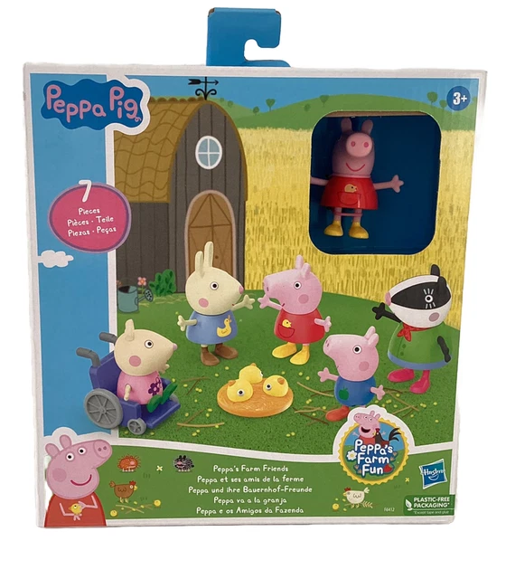 PEPPA'S FARM FRIENDS Peppa Pig 7 Piece Playset. New & Boxed. £9.99 ...