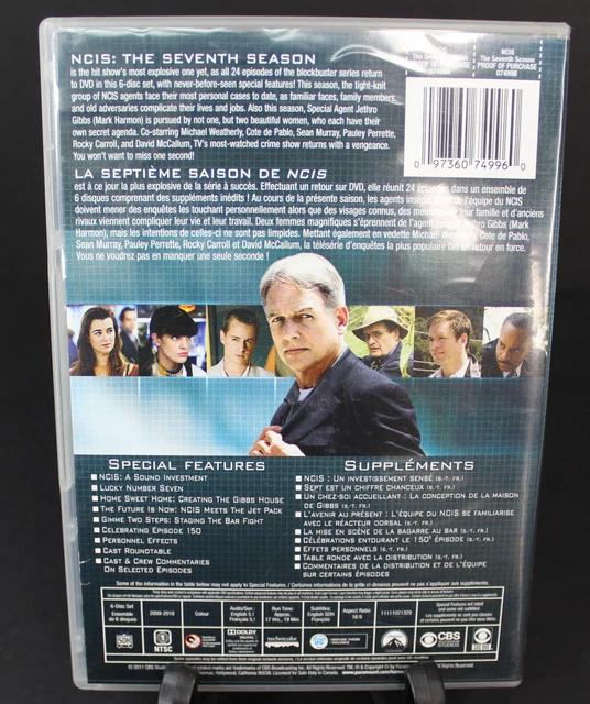 NCIS: THE COMPLETE Seventh Season DVD Mark Harmon, Michael Weatherly ...