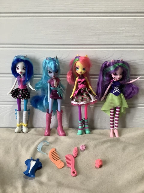 MLP MY LITTLE Pony Equestria Girls Dolls Bundle Lot 4 Dolls £9.99 ...