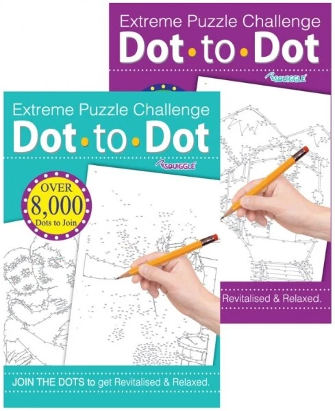 A4 DOT TO Dot Adults Book Extreme Puzzle Anti-Stress Challenging ...