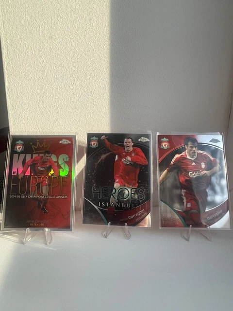 TOPPS CHROME LIVERPOOL 2023/24 Jamie Carragher Bundle £8.00 - PicClick UK