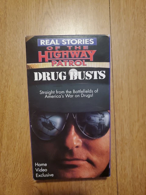 REAL STORIES OF The Highway Patrol VHS Drug Busts Good Times Video ...