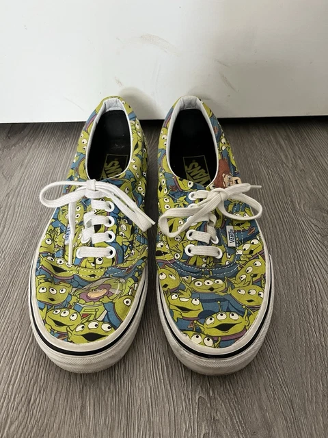 VANS DISNEY PIXAR Toy Story ERA Alien Glow in Dark Shoes Mens Size 7.5 ...