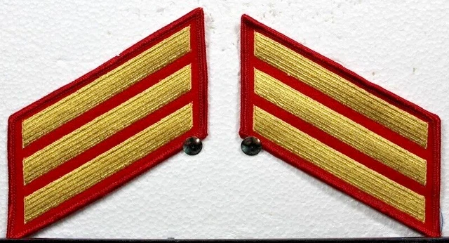 USMC US MARINE Corps Male 3rd Enlistment Service Stripes Pair for Dress ...