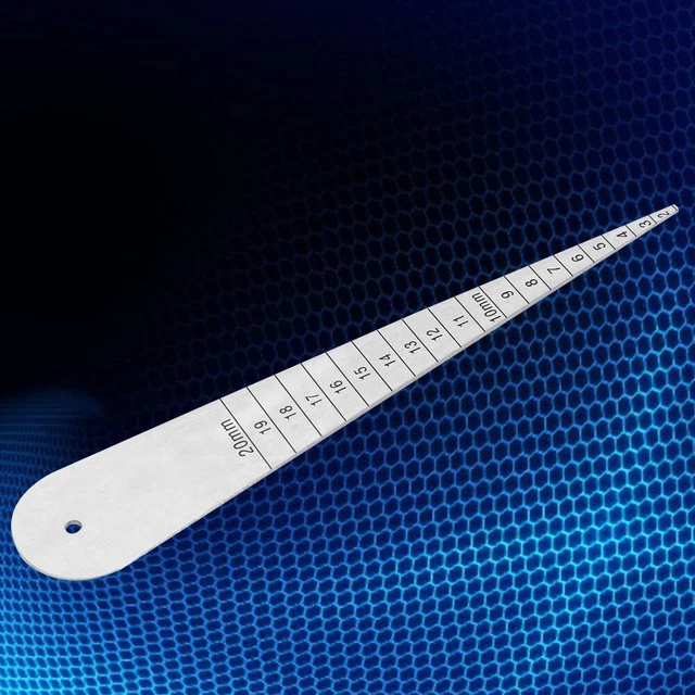 STAINLESS STEEL GAUGE Feeler Ruler 1/16-3-4 Flange Ruler Inner ...